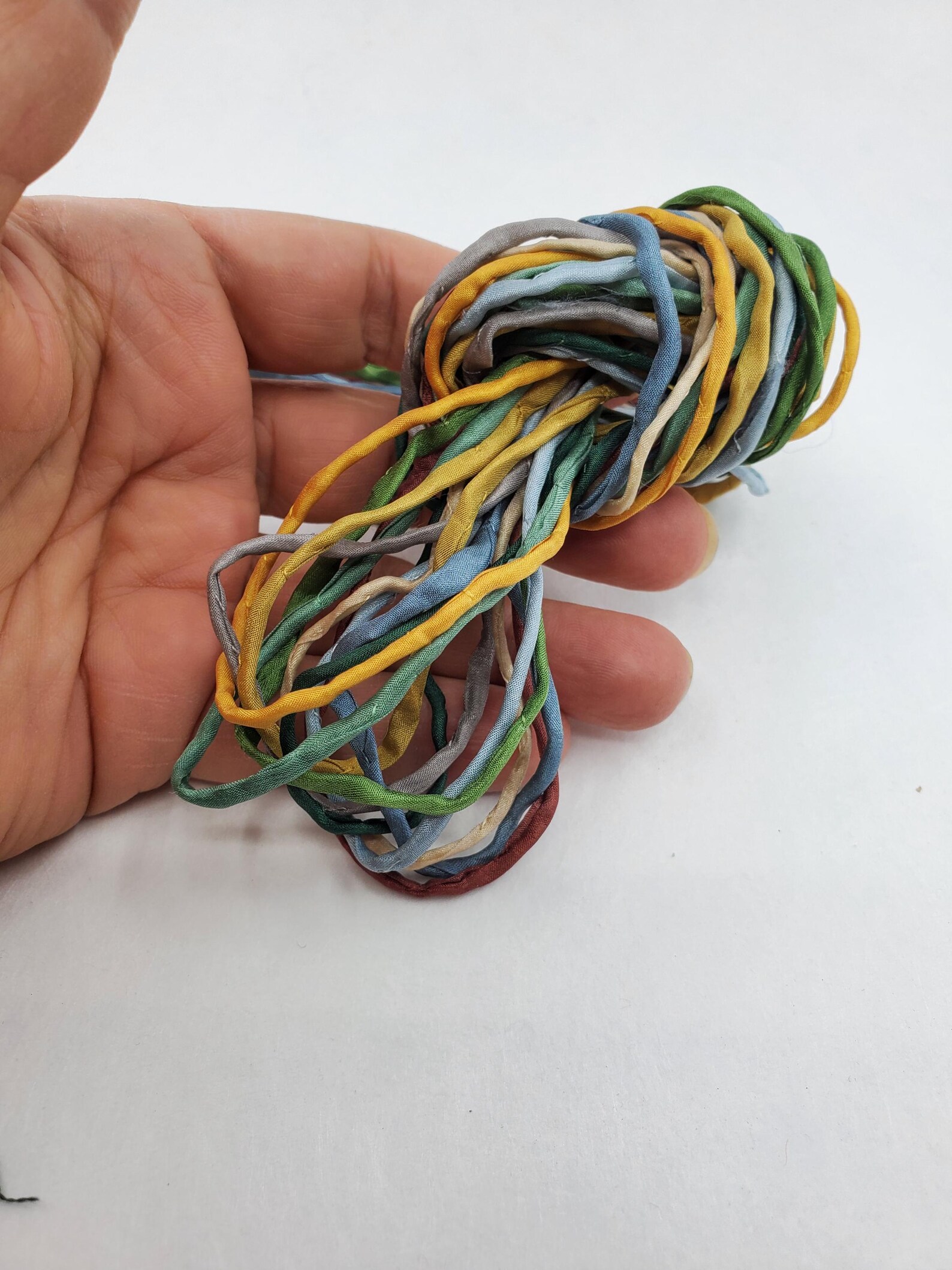 Silk Strings for Jewelry Making 10 Ea Desert Canyon 2/3mm Silk Strings ...