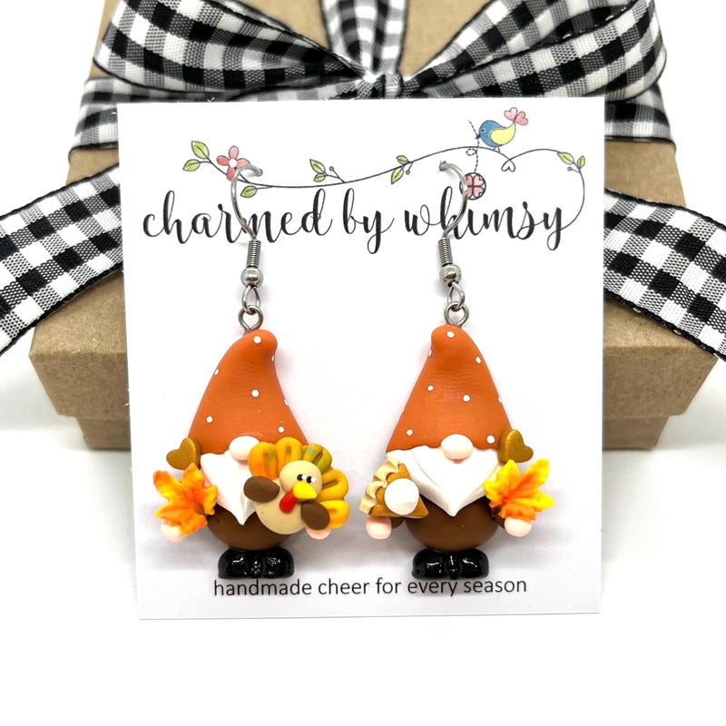 Frog Thanksgiving Earrings - Etsy