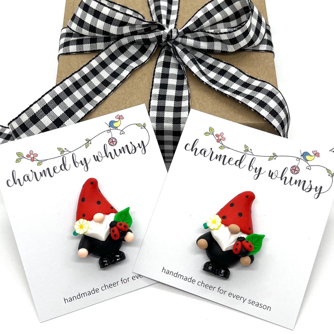 Ladybug Gnome Pin - Etsy