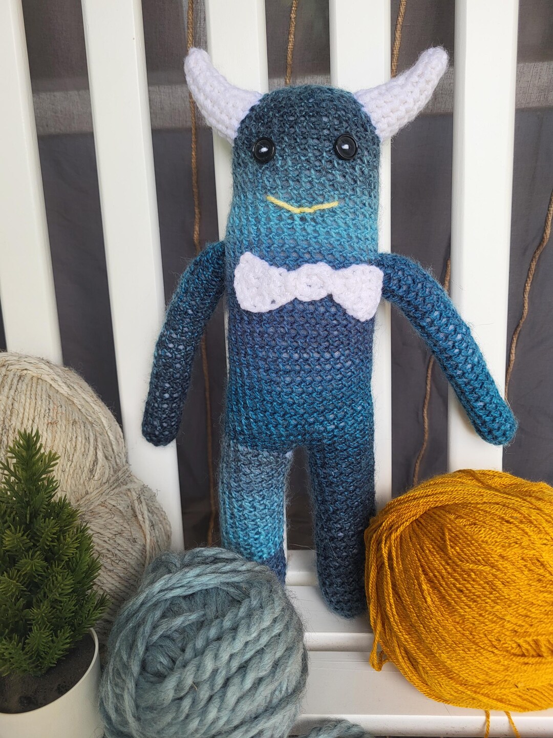 Stuffed Monster, Stuffy, Toy for Children, Handmade, Crotched, Custom ...