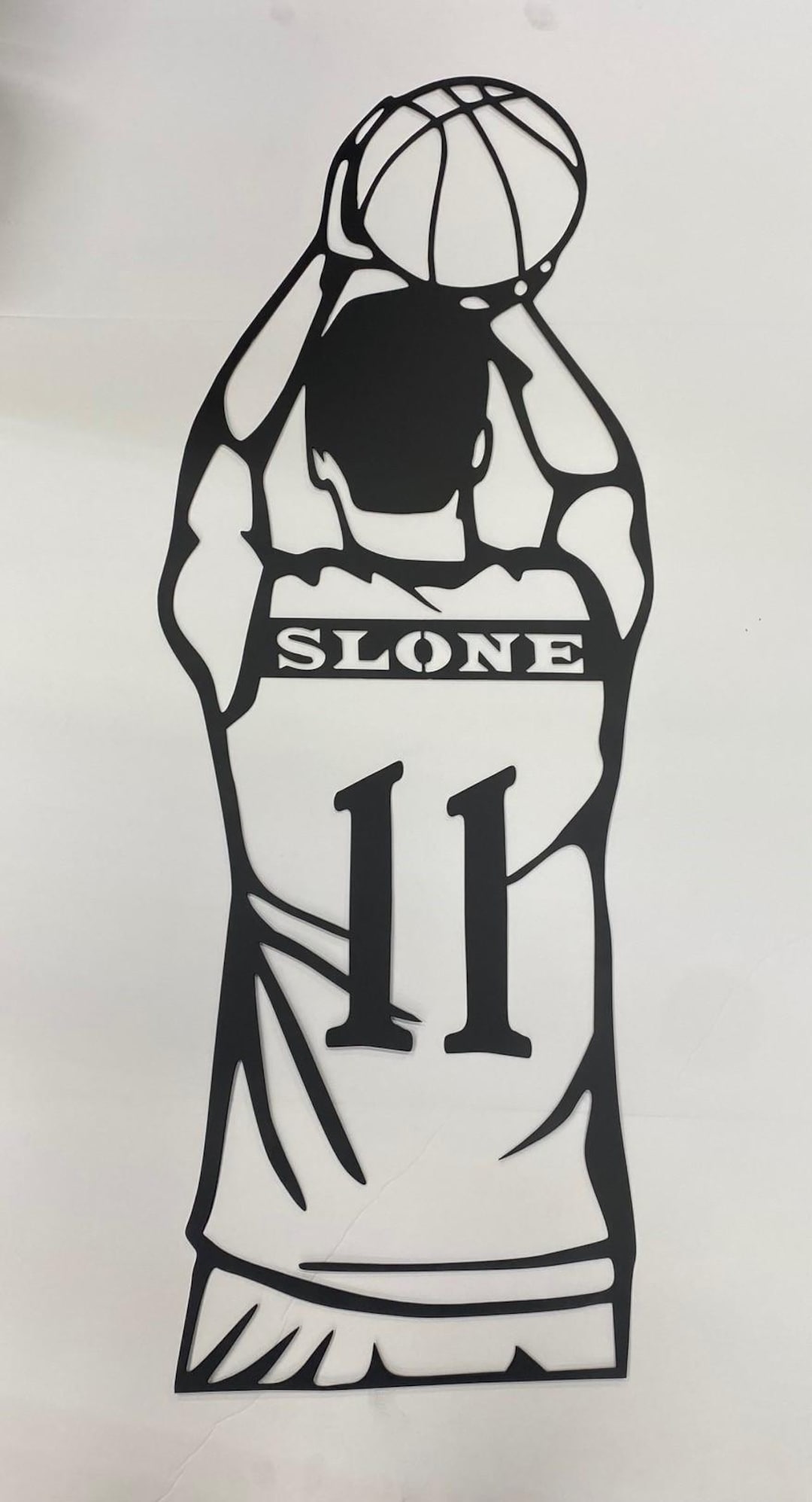 Metal Basketball Monogram, Metal Art, Custom Player Sign, Powder Coated ...