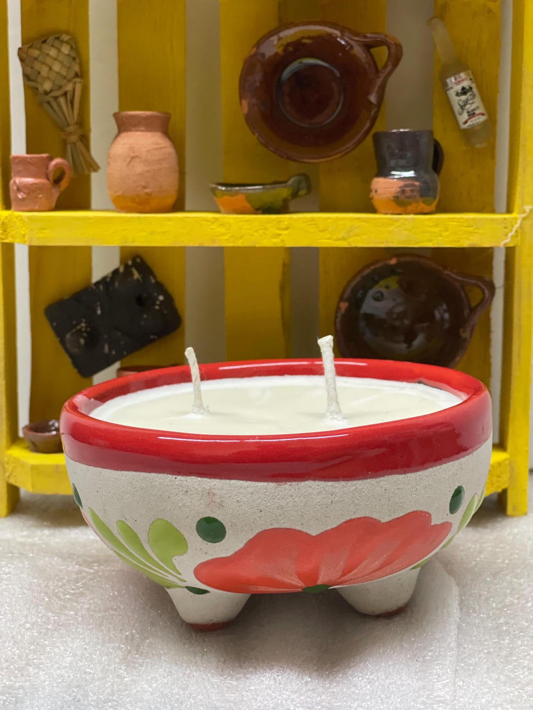 Mexican Unscented Hand Poured. Candle Unscented Mexican Candle. Mexican ...