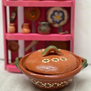 Mexican Cazuelita Scented Candle.cazuelita De Barro Candle. Organic Soy ...