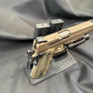 Black Kimber 1911 Display Mount - Etsy