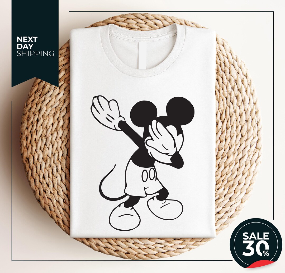 Disney Mickey Dabbing Shirt | Funny Disney T-shirt | Family Matching ...
