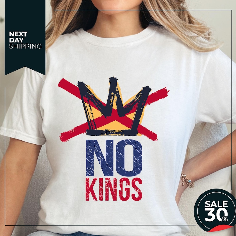 No Kings Tshirts - Etsy