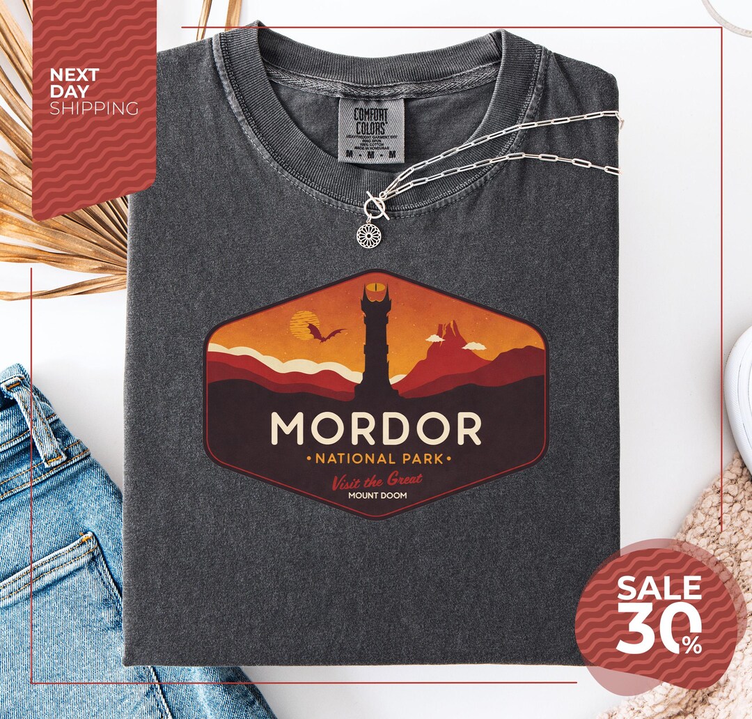 Comfort Colors® Dark Realm National Park Shirt | Mythical Landscape ...