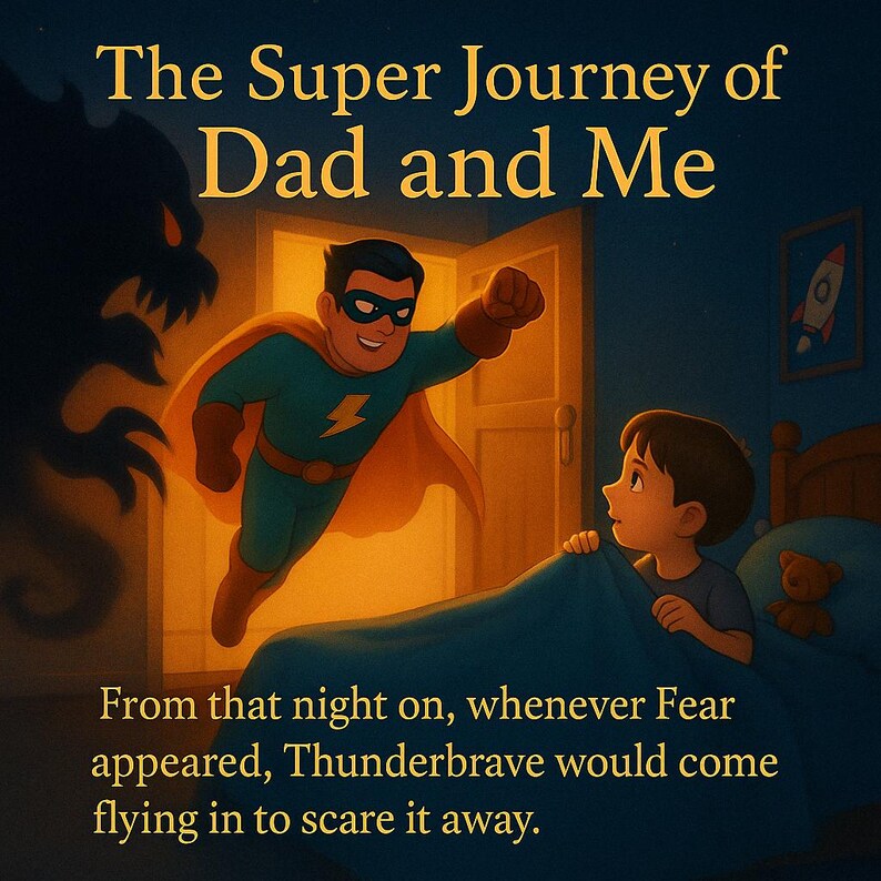 Personalized Father-child Storybook – “the Super Journey of Dad and Me ...