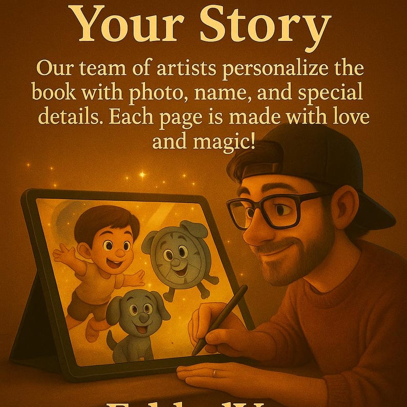 Personalized Father-child Storybook – “the Super Journey of Dad and Me ...