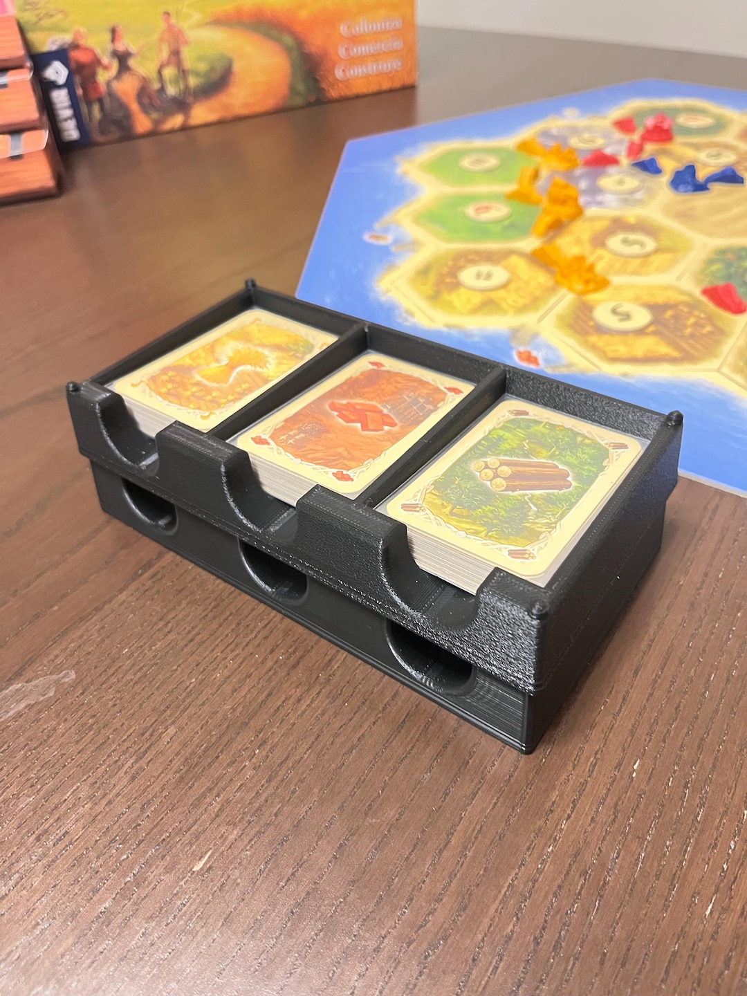 Set of 2 Stackable Catan Organizers Compatible With Cards With ...