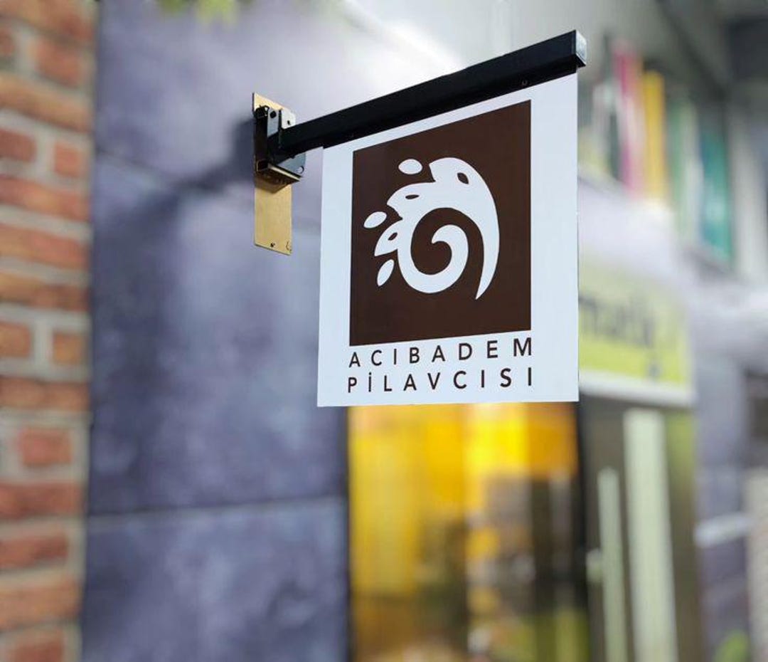 Outdoor Hanging Sign Custom, Custom Wall Sign, Store Front Sign ...