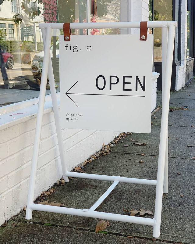 Custom Sidewalk Signs, A-frame Outdoor Sidewalk Signs, Sandwich Signage ...