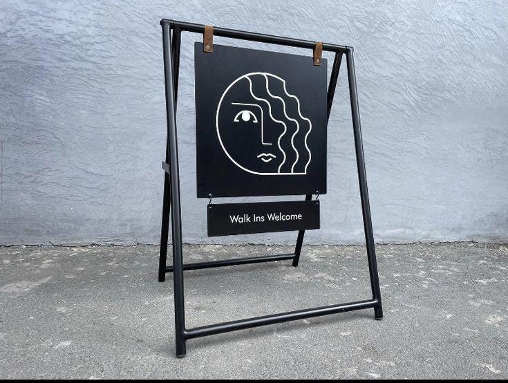 Custom Sidewalk Signs, A-frame Outdoor Sidewalk Signs, Sandwich Signage ...