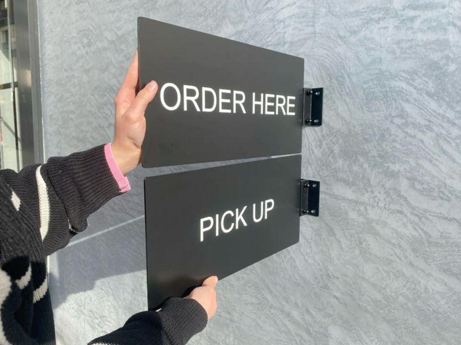 Custom Logo Signage, Small Business Sign, Store Sign, Front Door Sign ...