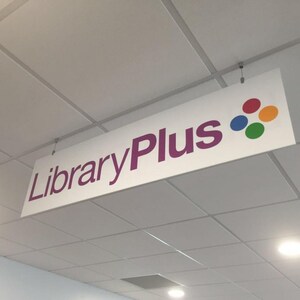Ceiling Mounted Sign | Double Sided Sign | Adverting Display Sign ...