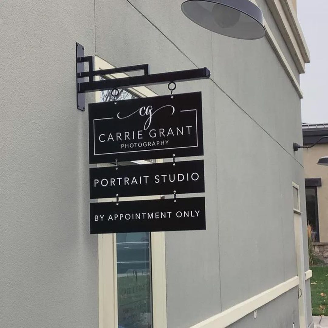 Custom Blade Sign, Hanging Sign, Double Sided Shop Sign, Outdoor ...