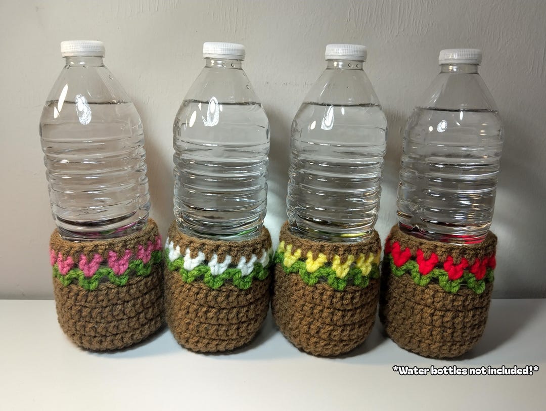 Crochet Flower Water Bottle/tumbler Boot - Etsy