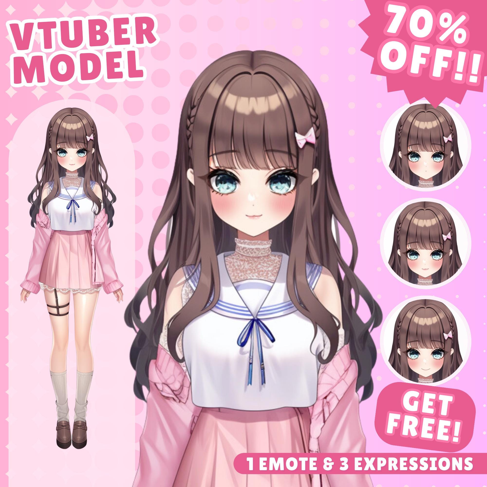 Live2d Vtuber Custom Custom Vtuber Model Vtuber Character Vtuber ...