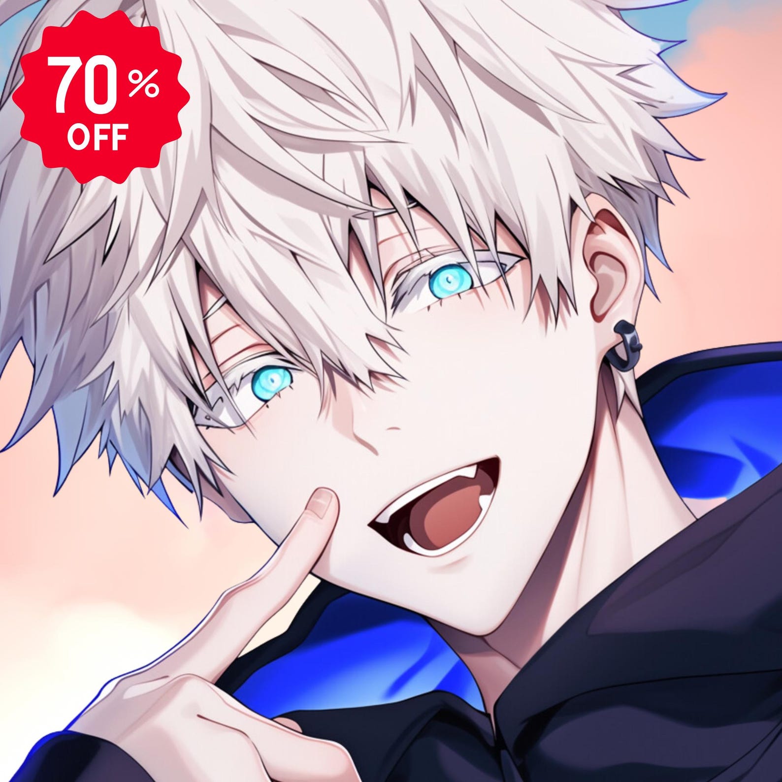 CUSTOM PFP Character Commission Anime Potrait PFP Custom Profile Icon ...