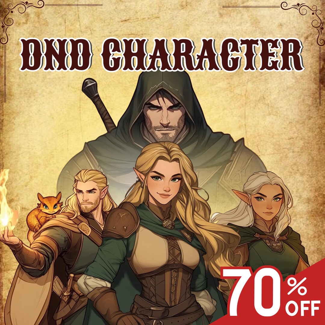 CUSTOM DND Character, Dnd Commission,dungeons and Dragons,dnd Character ...