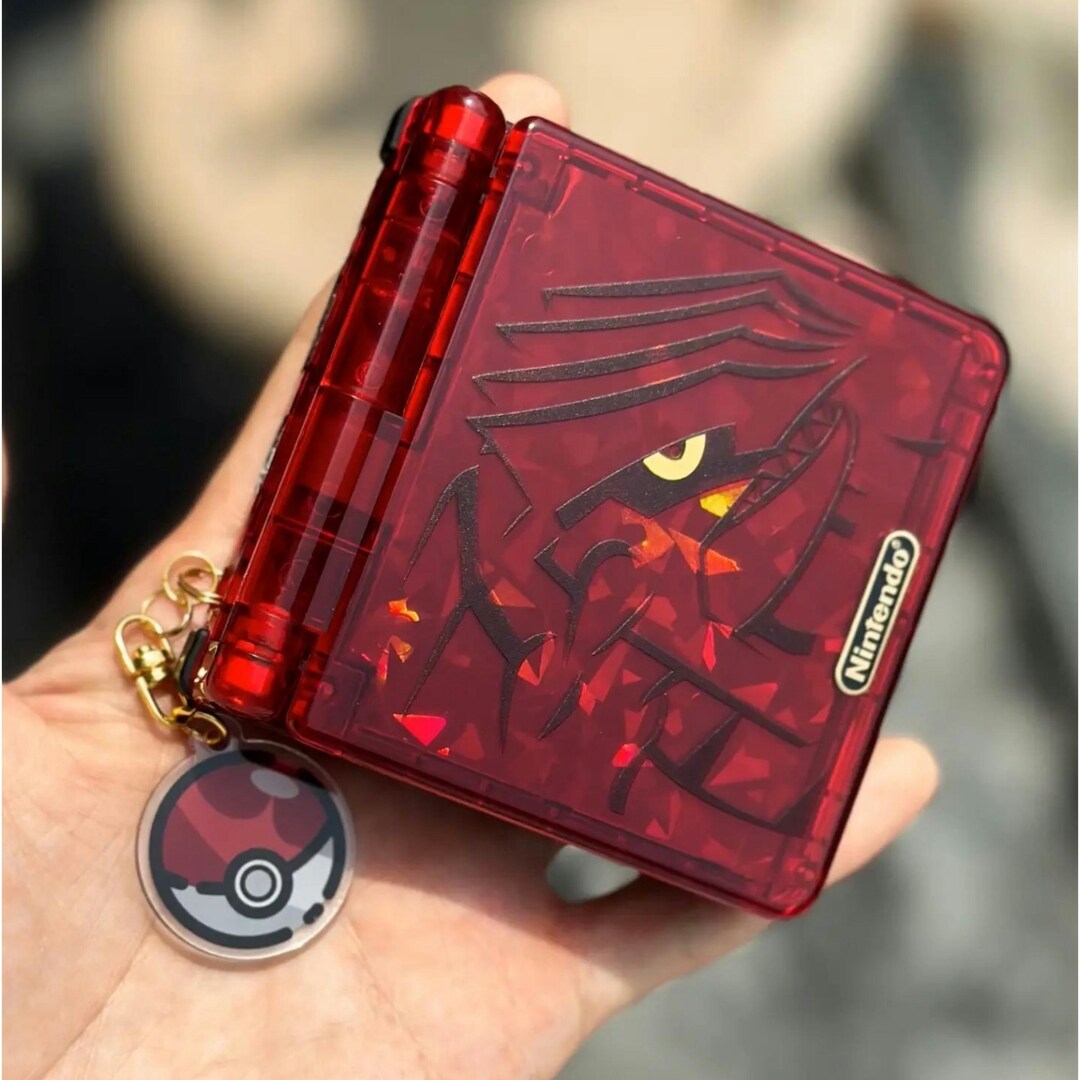 Custom Modded Gameboy Advance SP With New 3rd Party Case/ IPS Screen ...