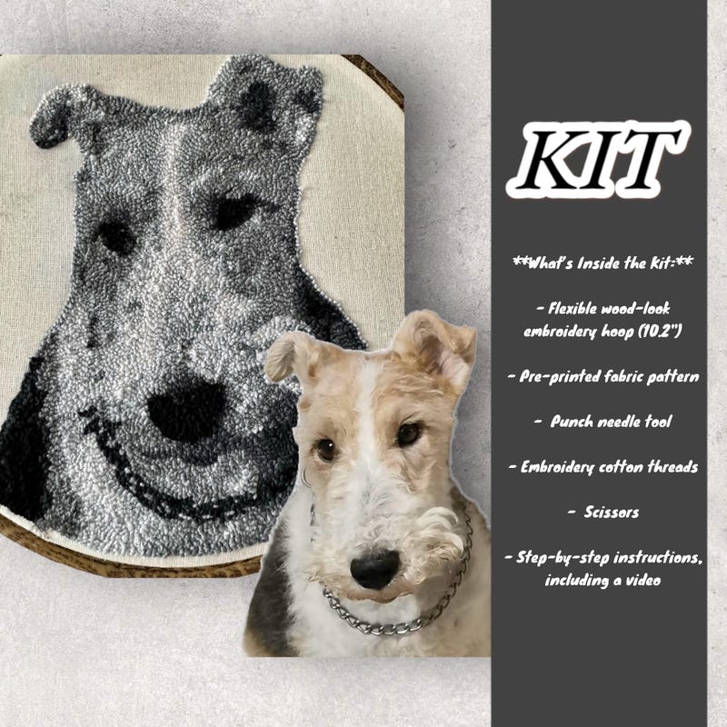 Custom Dog Punch Art - Etsy UK