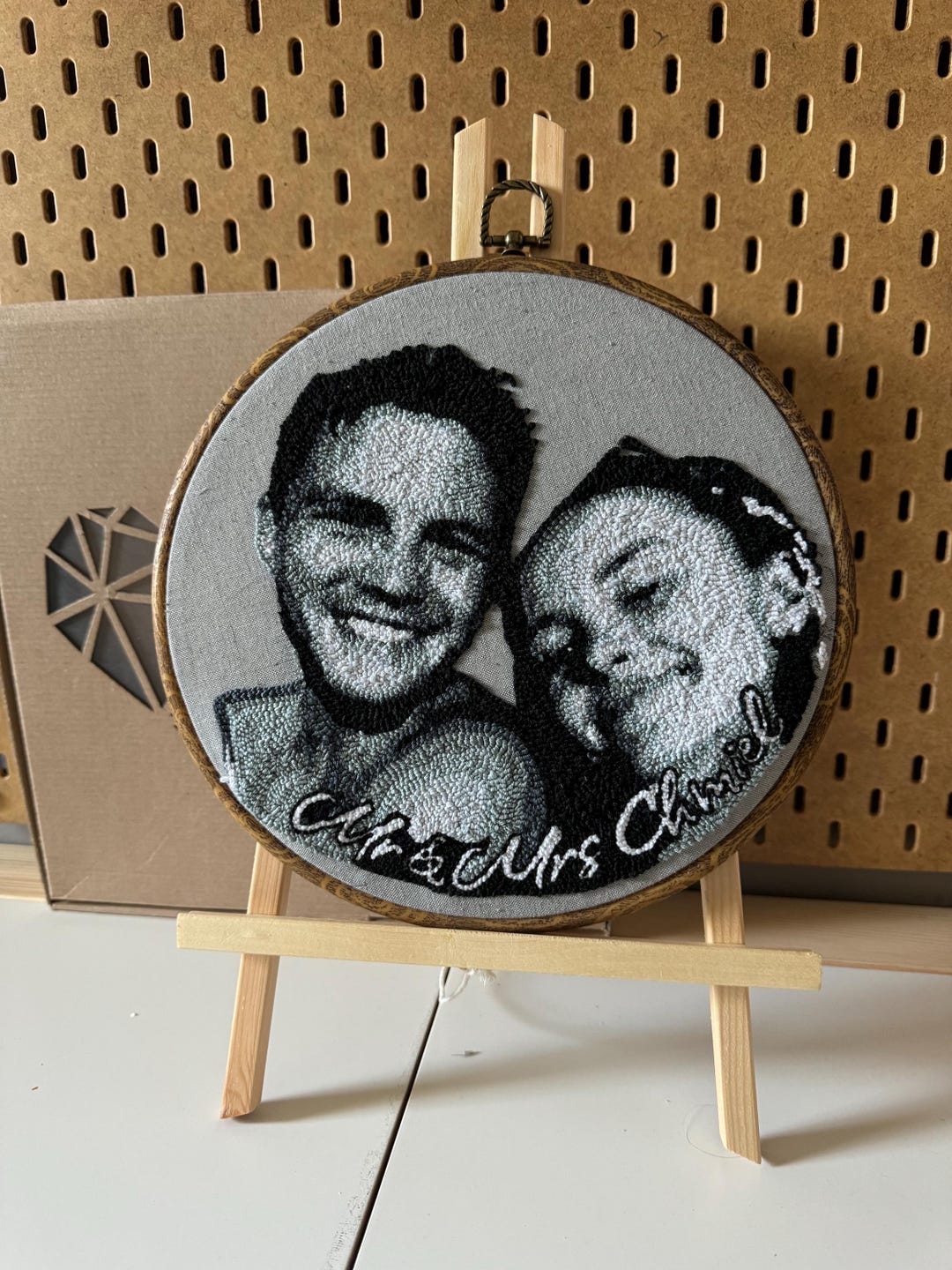 Custom Punch Needle Artwork, Anniversary Gift for Parents - Etsy