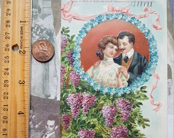 Embossed postcard | Etsy