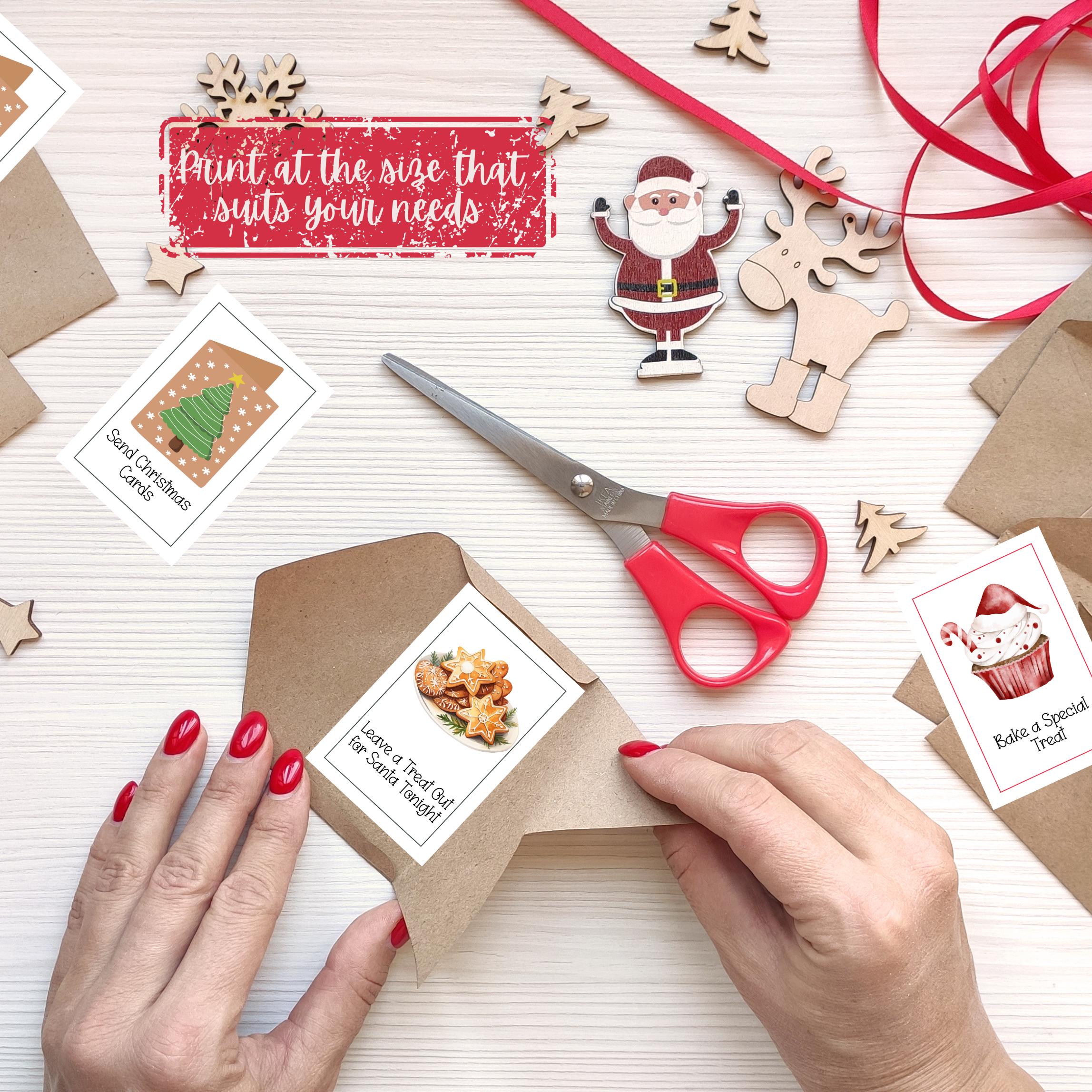 30 Christmas Activity Cards Advent Calendar Activities Family Fun ...