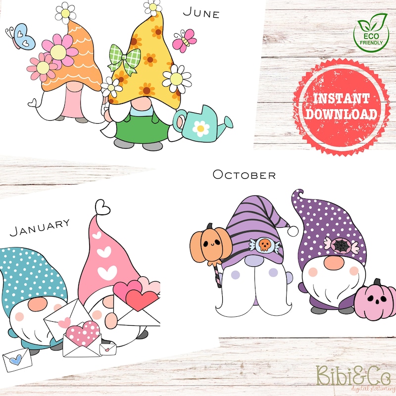 2026 Gnome Calendars - Etsy