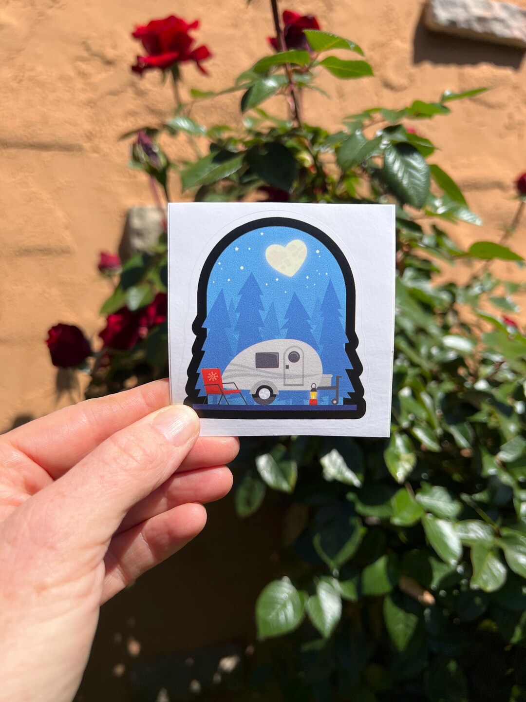 Teardrop Trailer Sticker: Tag Vinyl Decal - Etsy
