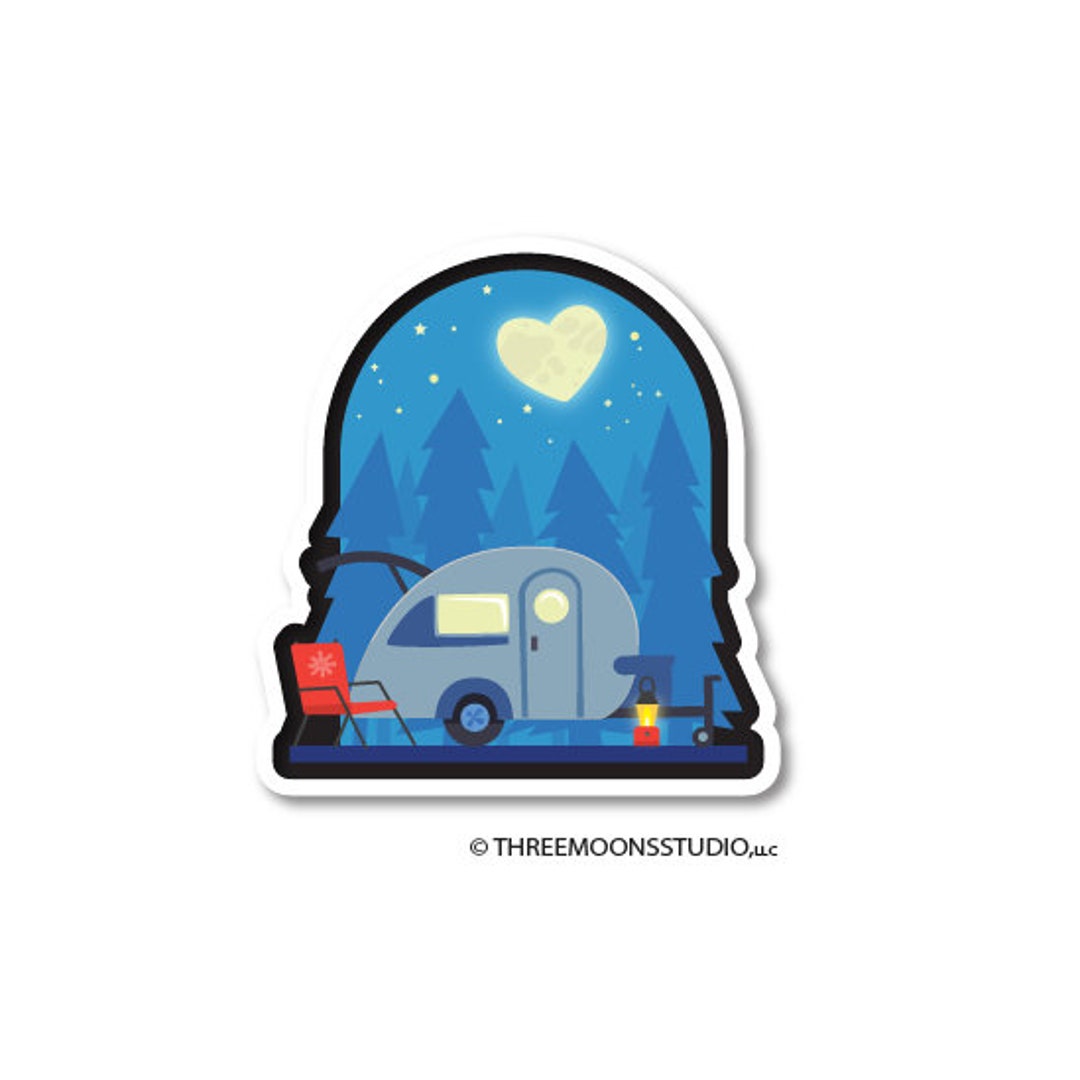 Tab CS in the Woods Sticker Clamshell Vinyl Sticker - Etsy