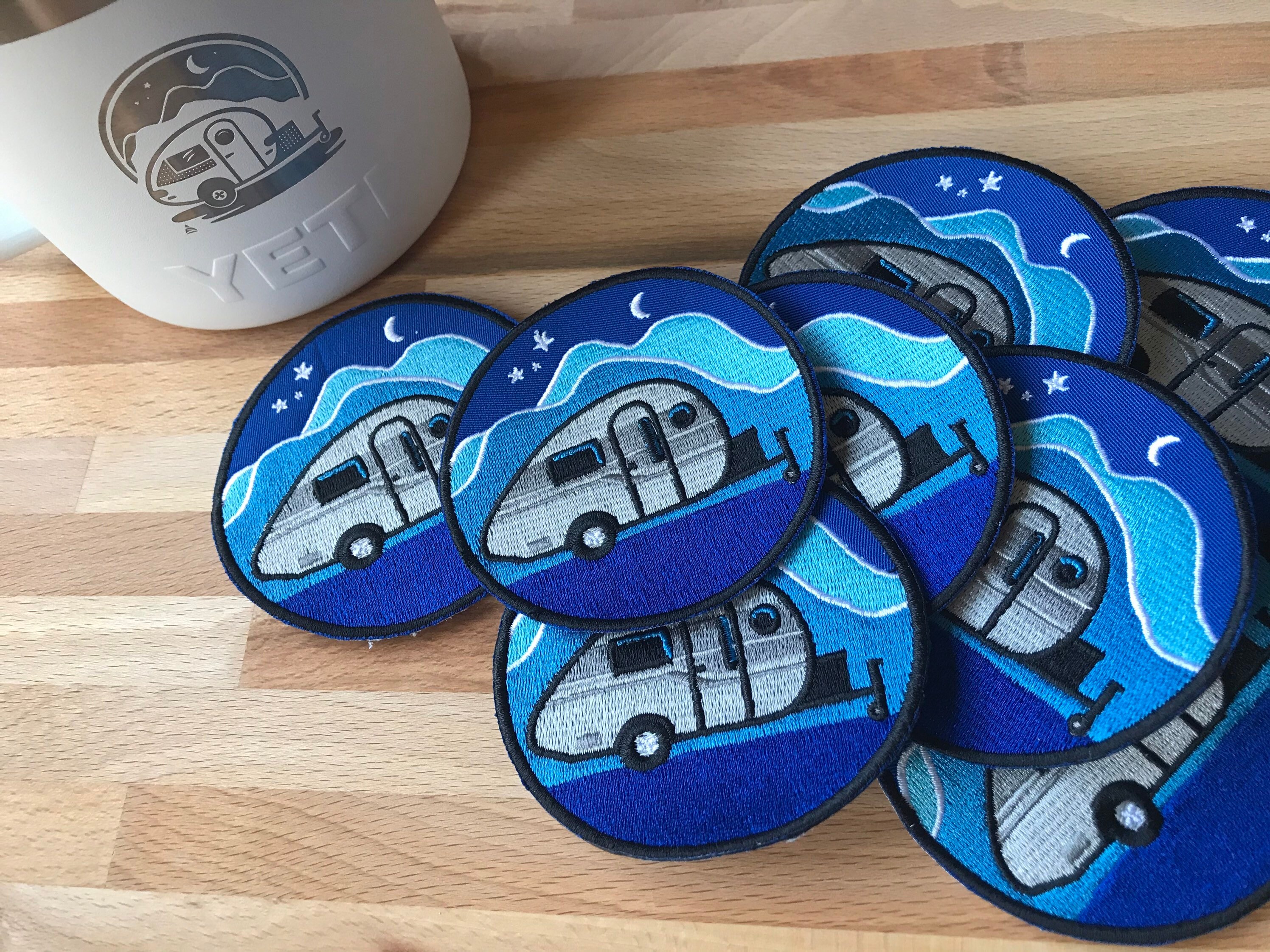 Tab400, T@B400, T@B, Tab Trailer, Embroidered Patch, Happy Camper ...