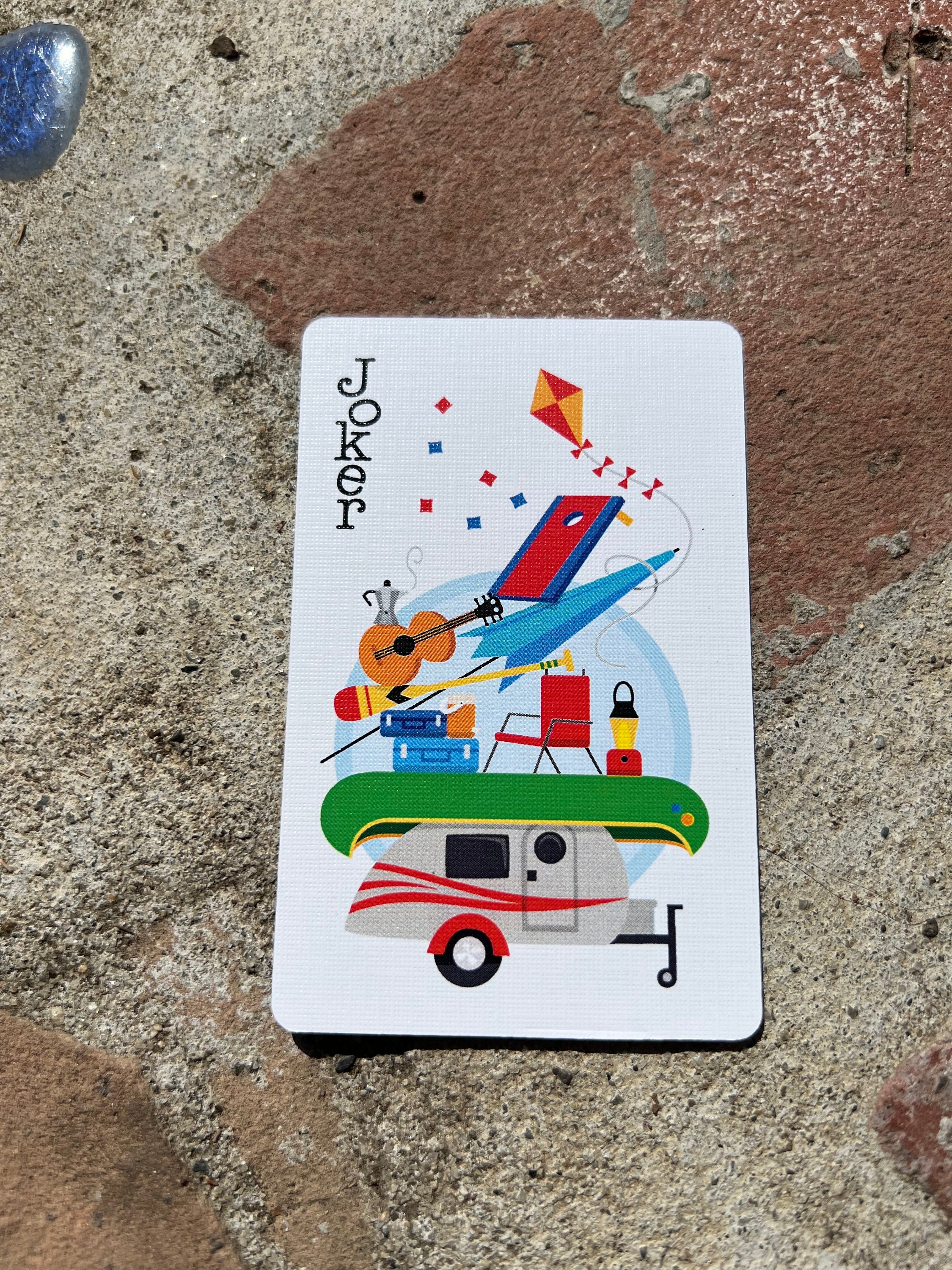 Tab Trailers Playing Cards : LIGHT BLUE - Etsy