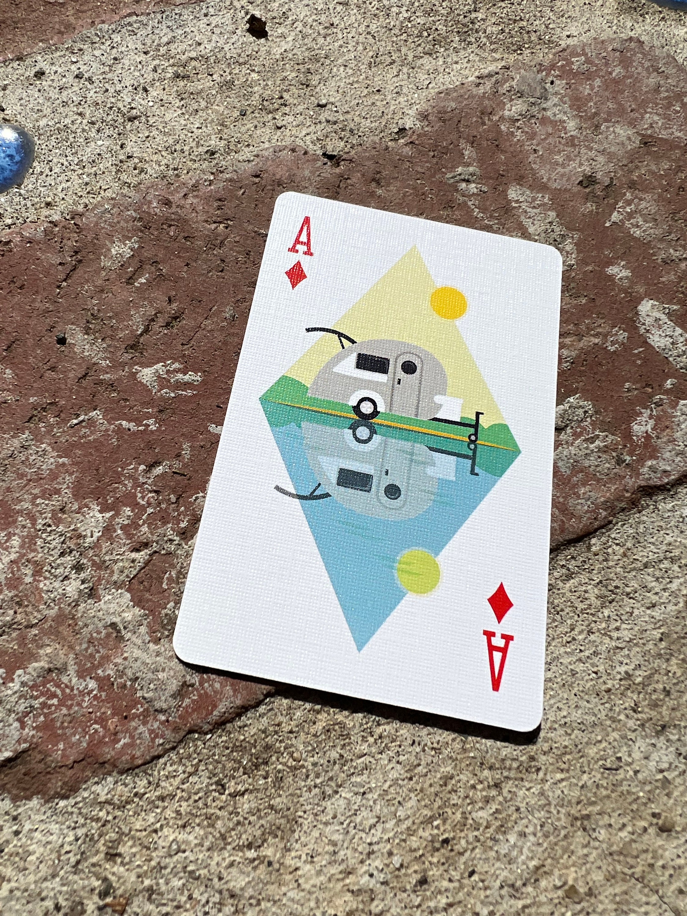 Tab Trailers Playing Cards : LIGHT BLUE - Etsy