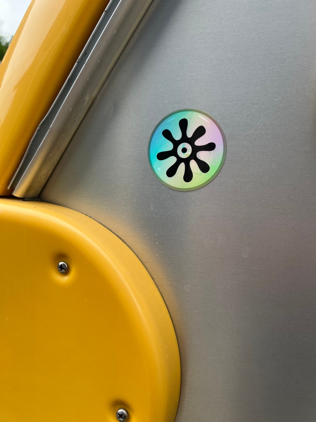 Holographic Splat Vinyl Sticker: Ding Cover (2 Inch) - Etsy