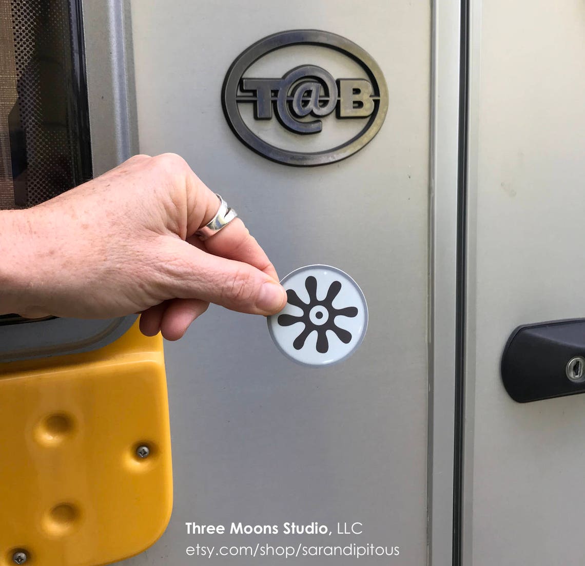 Tab Trailer Splat Vinyl Sticker: Ding Cover, Camper Decor - Etsy