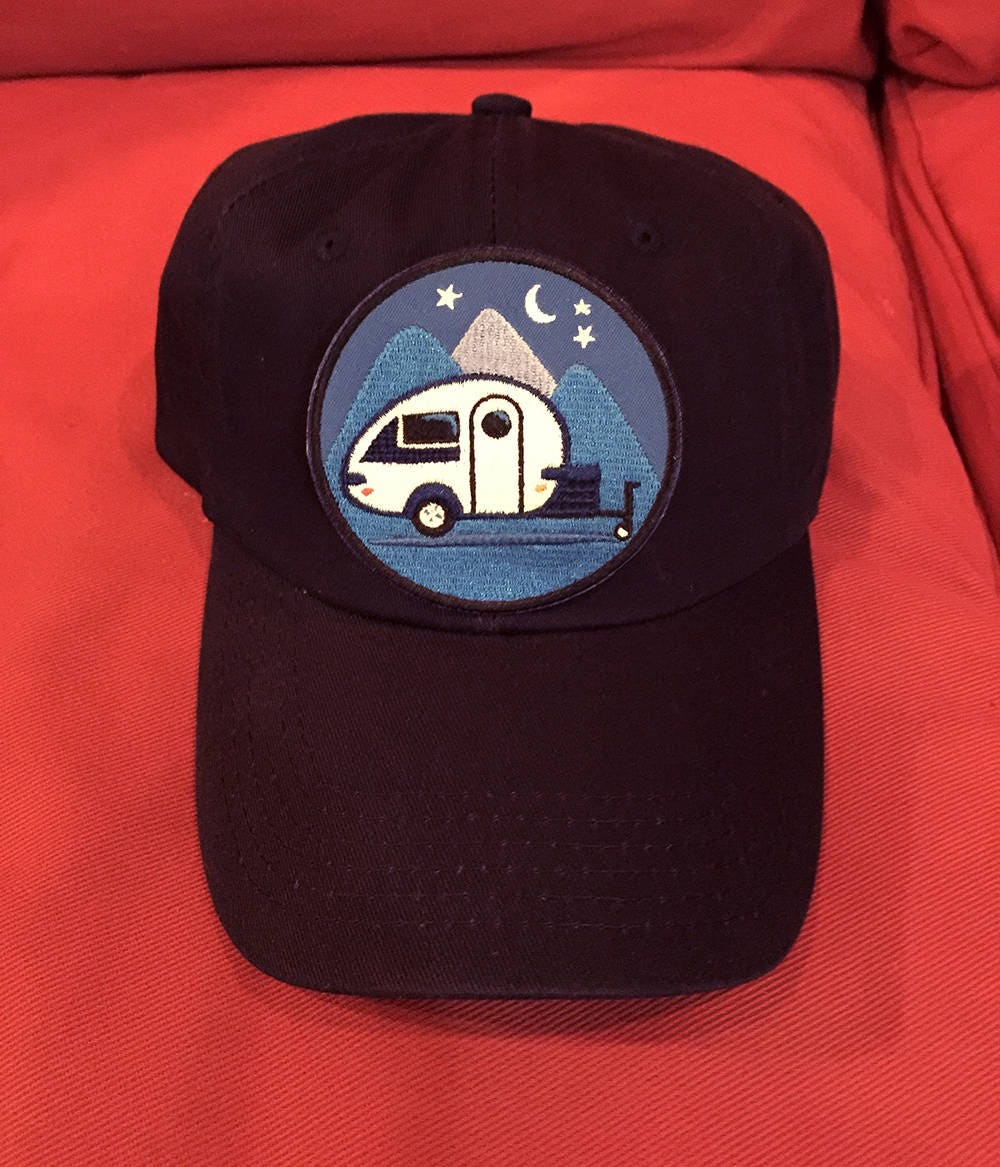 TB, Tab Trailer, Embroidered Patch, Happy Camper, Teardrop, Camping ...