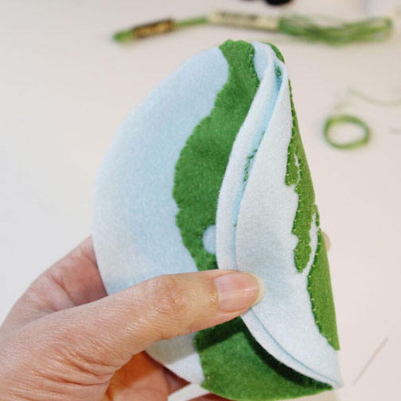 DIY PDF Happy Earth Guy/girl Felt Sewing Plush Pattern-instant Download ...