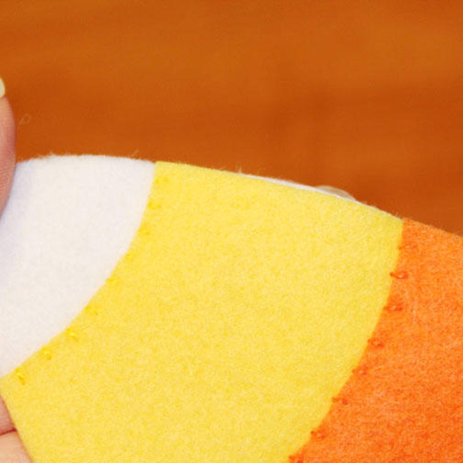 DIY PDF Candy Corn Halloween Felt Plush Sewing Ornament Pattern-cute ...