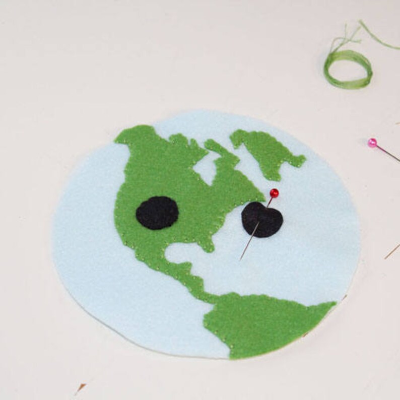 DIY PDF Happy Earth Guy/girl Felt Sewing Plush Pattern-instant Download ...