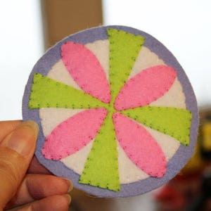 DIY PDF Christmas Ball Felt Plush Sewing Pattern-ball Ornament-easy to ...