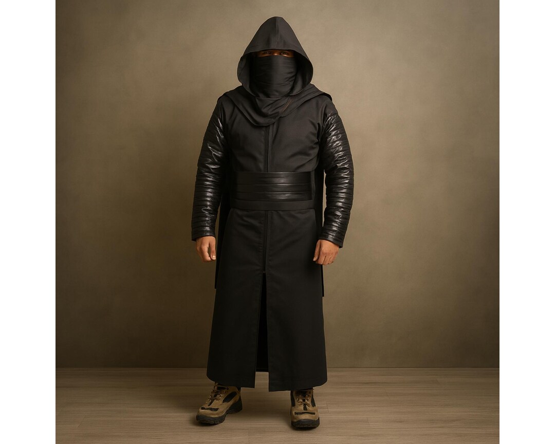 Dark Side Warrior Costume: Medieval Sith Cosplay - Hooded Robe - Etsy