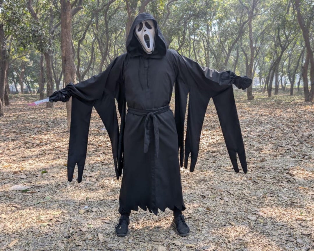 Scary Halloween Cotton Robe, Hooded Villain Cosplay Costume - Etsy Canada