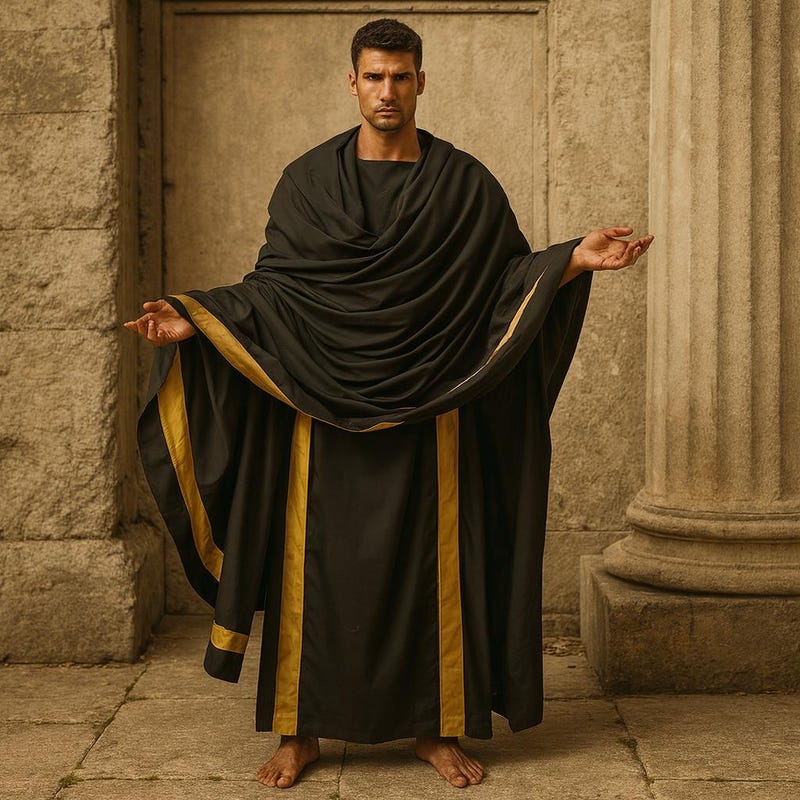 Purple Toga Greek Roman - Etsy