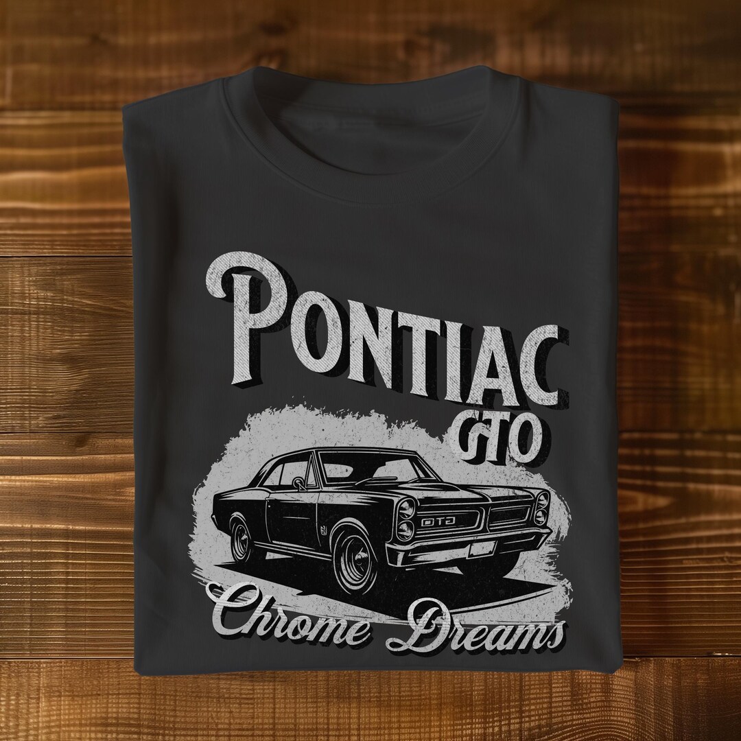 Vintage 1964 Pontiac GTO Classic Car T-shirt, Muscle Car Lover Tee ...