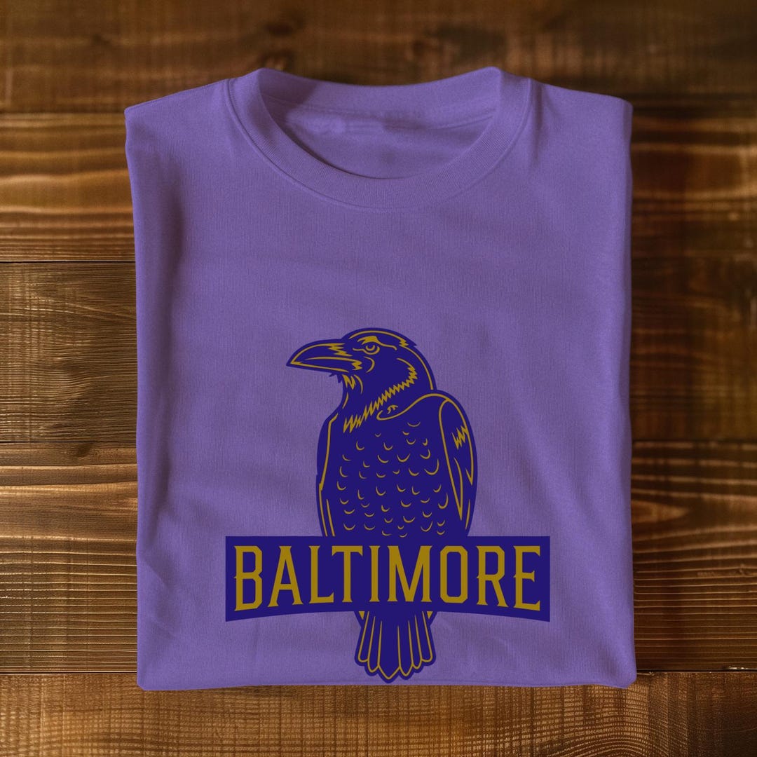 Baltimore Football Shirt, Ravens Football Shirt, Baltimore Football ...