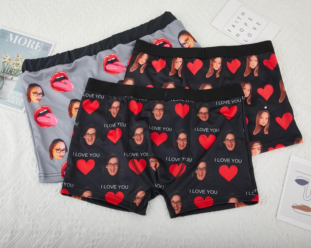 Personalized Underwear for Men,personalized Boxers for Husband,custom ...