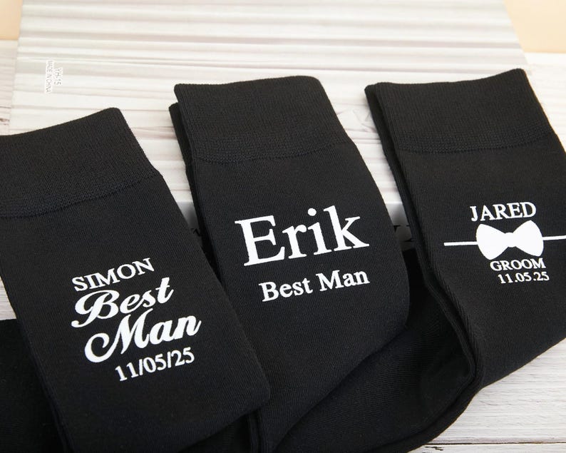 Personalized Groomsmen Socks,custom Groomsmen Sock,groom and Groomsman ...