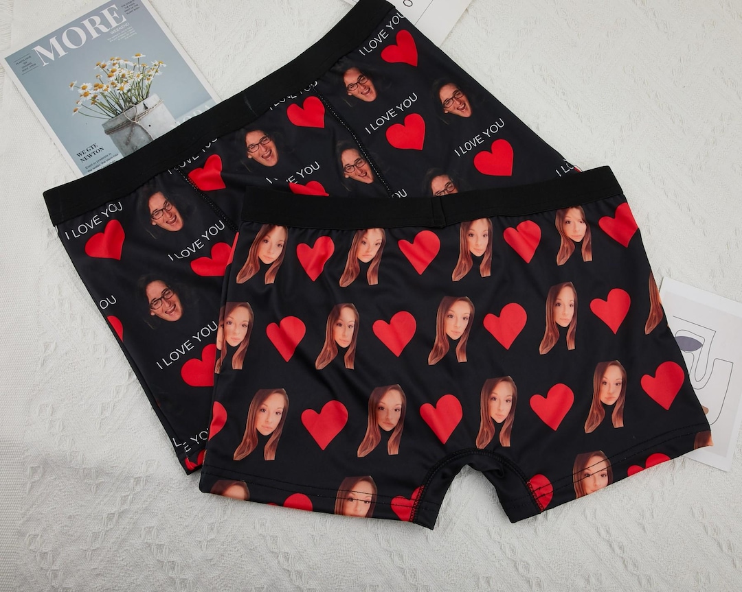 Custom Picture Boxers for Men,personalized Underwear With Face, Unique ...